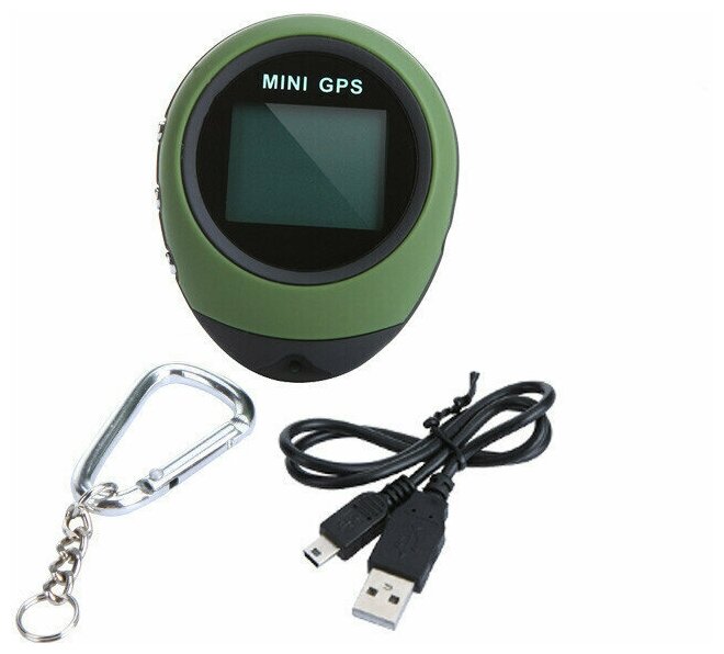 Возвращатель GPS компас mini PG03 / логгер NPG-401 green — фото 1
