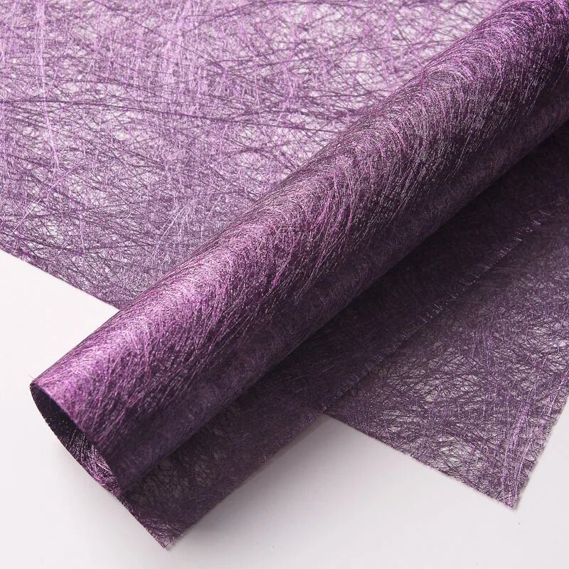 Шелковая бумага для упаковки букетов, 3 листа Фиолетовый, Purple