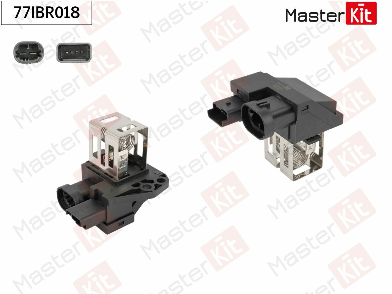 Резистор вентилятора Citroen C5 III RD/Peugeot 508 I 8D 2008 - MasterKit 77IBR018