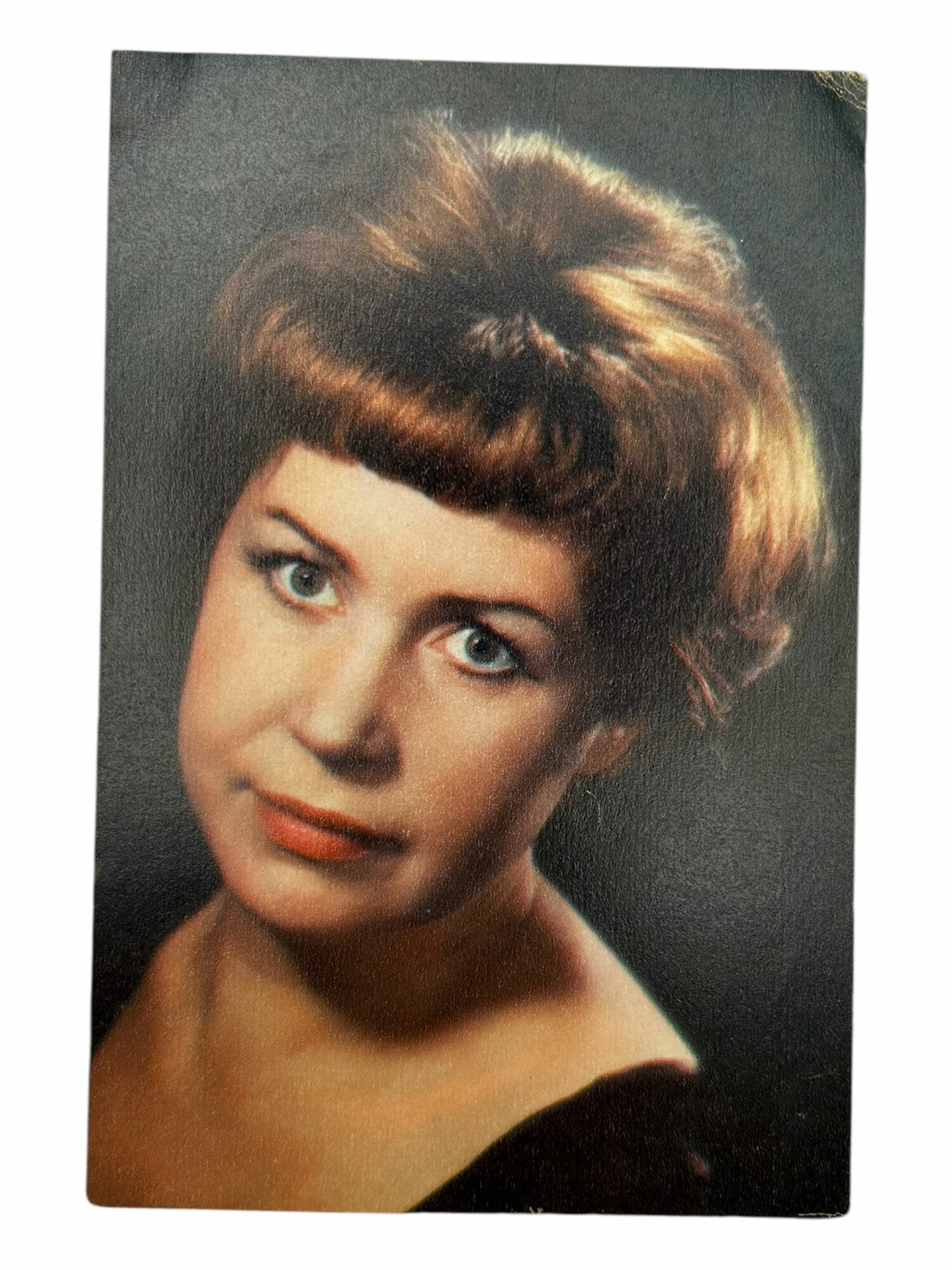 Советская почтовая открытка фотография, Инна Макарова. Сделано в СССР. Чистая.