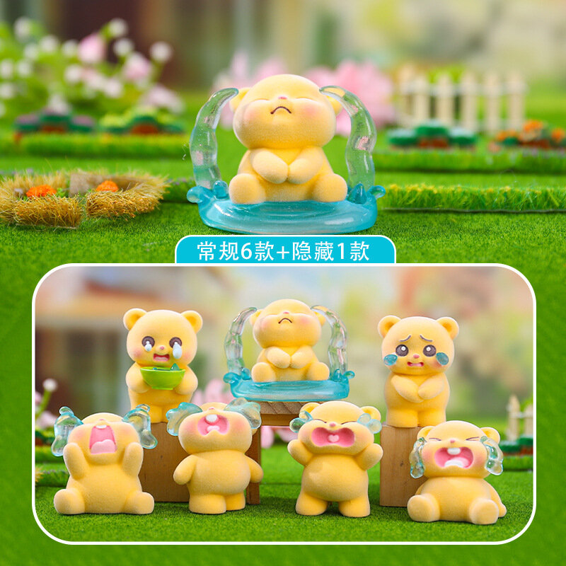 Китайский тренд, мультяшный милый жадный панда, ежедневная фигурка в слепой коробке, декор, праздничный подарок, дропшиппинг
