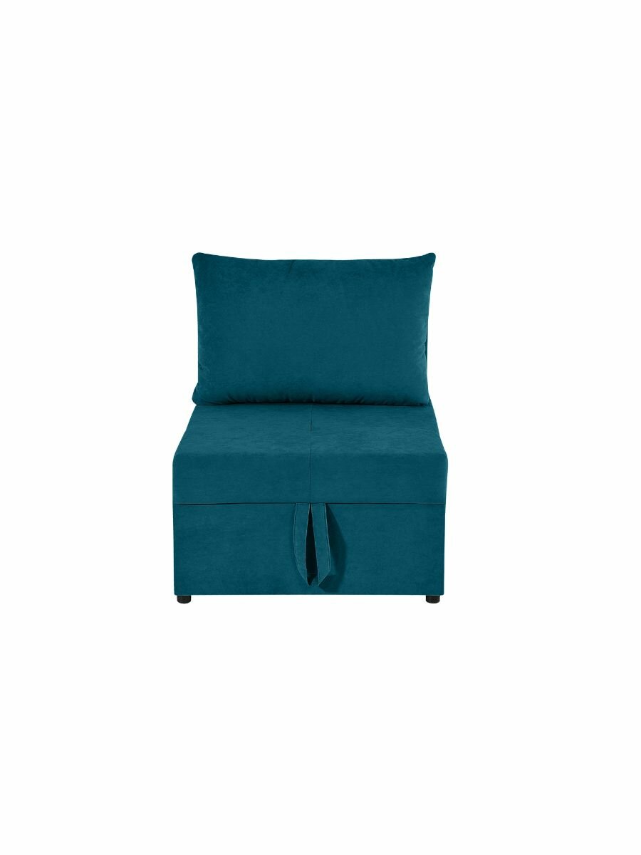 Кресло-кровать без подлокотников сити 700 (спальное место 700*1900), велюр цвет бирюзовый