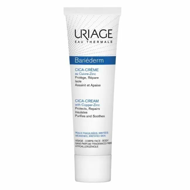 Uriage Цика-крем c медью и цинком Bariederm-Cica Cream With Copper-Zinc, 100 мл