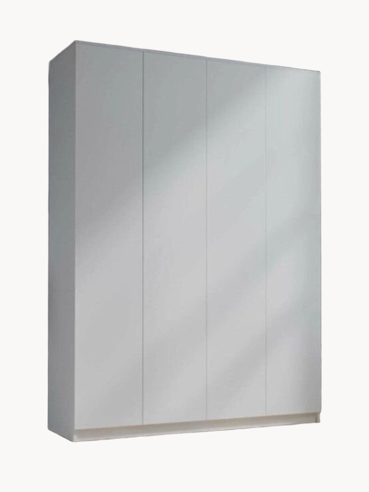 Шкаф для одежды четырехдверный с ящиком уютная логика, 160x220x50 см, белый, ЛДСП