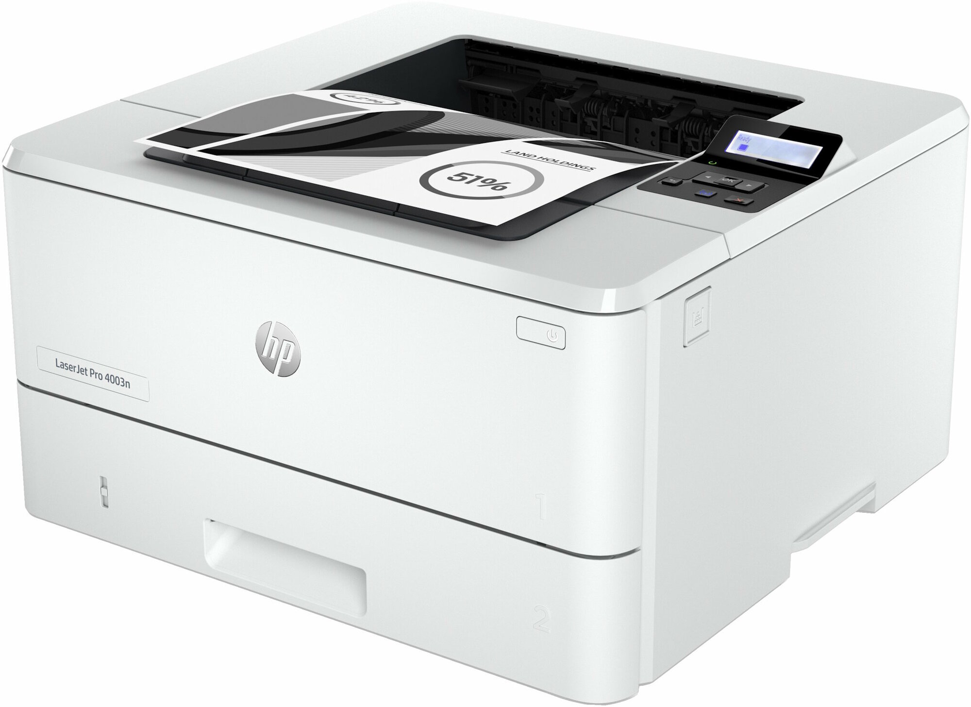 Принтер HP LaserJet Pro M4003n (A4), 40 ppm, 256MB, 1.2 MHz, tray 100+250 pages, USB+Etherneti, Duty - 80K pages