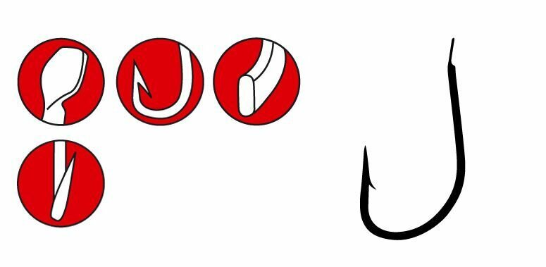 Крючок Gamakatsu Hook LS-2011F Black №06