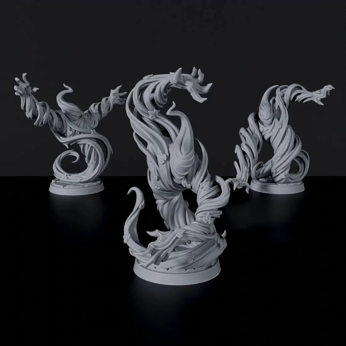 Миниатюра D&D "Набор "Воздушные элементали" 32 мм (DnD, Dungeons & Dragons, ДнД, Подземелья и Драконы, Pathfinder)