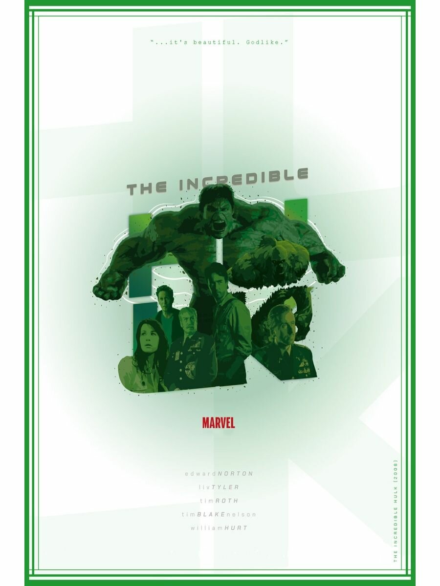 Постер "Movie Art. Невероятный Халк"