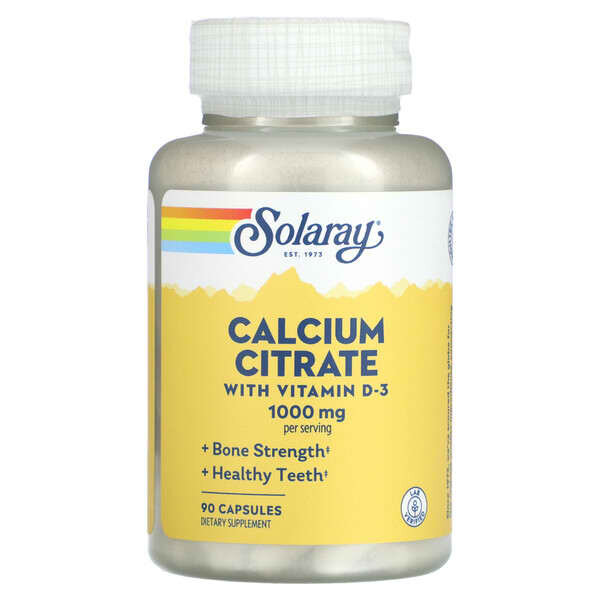 Calcium Citrate with Vitamin D3 1000 mg 90 caps