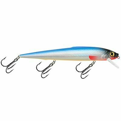 Воблер для рыбалки AQUA гусар 140mm, вес - 24,0g, цвет 015 (голубая спинка), 1 штука