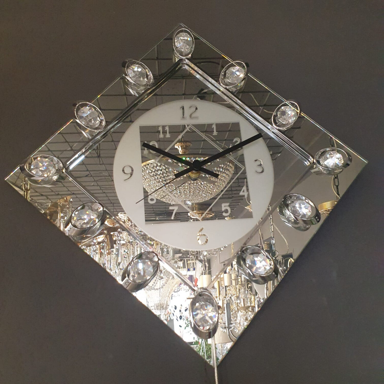 Часы настенные Orion Wanduhr 13K/WV41 chrom