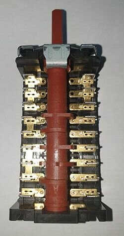Переключатель режимов духовки, 9 позиций, Hansa, 16(4)A, 250V, 890700K , EP278