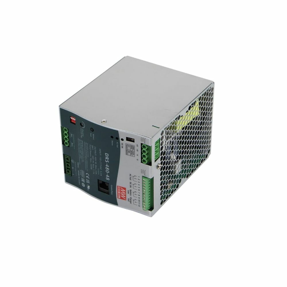 Блок питания с функцией UPS и ЗУ DRS-480-48, 48В,10А,480Вт