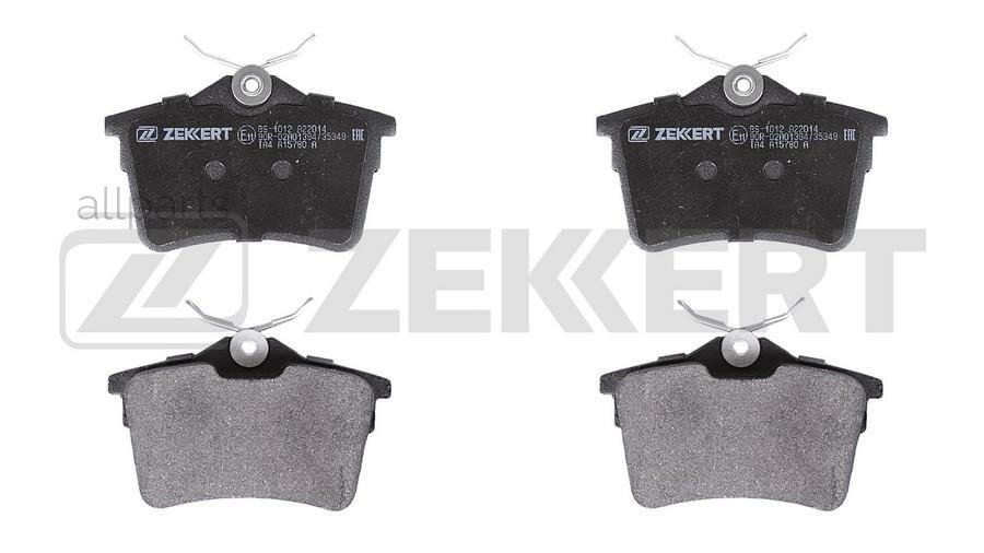 ZEKKERT BS-1012 Колодки торм. диск. задн. Citroen Berlingo (B9) 08- 308 SW 07- Partner II 08- Partner Tepee 08-