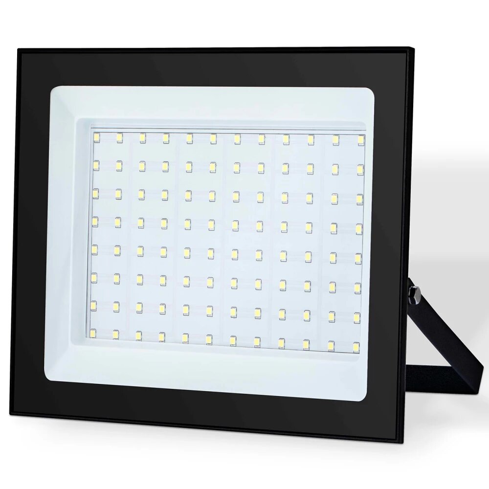 Прожектор светодиодный ST8021 BK черный IP65 LED 6500K 100W 208*178*31