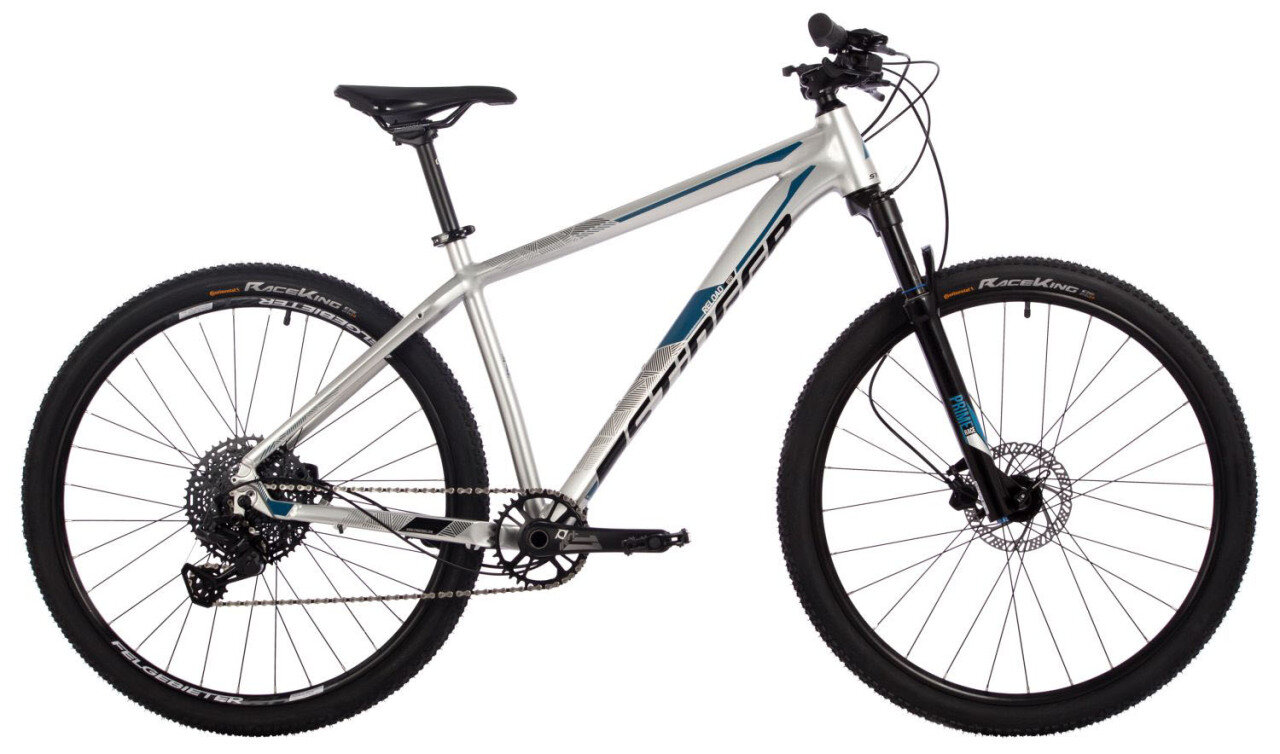 Горный велосипед Stinger Reload STD 27.5" (2024) 18" Серебристый (168-178 см)