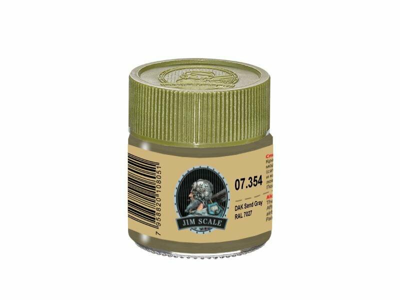 Спиртовая краска Jim Scale DAK Sаnd Gray RAL 7027, 10 мл