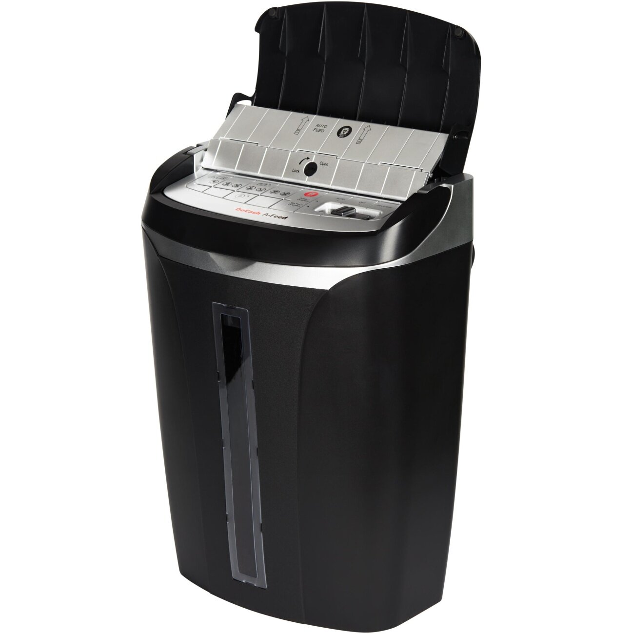 Шредер (уничтожитель) DoCash A-FEED, 4ур. секр. р. р.5л. авт. р.50л. 17л 1569781