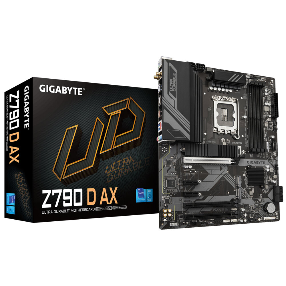 Материнская плата GIGABYTE Z790 D AX, ATX, 4xDDR5