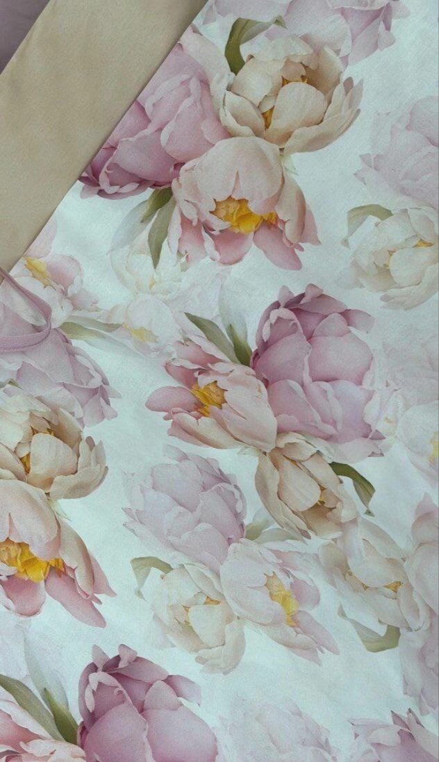Ткань Люкс Поплин, Диджитал печать, 100% хлопок, Пионы . 100х240см
