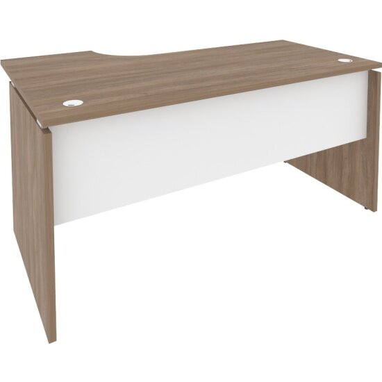 Стол эргономичный Riva CHAIR правый O. SA-1 (R) Дуб аризона/Белый бриллиант 1580*980*750 Onix