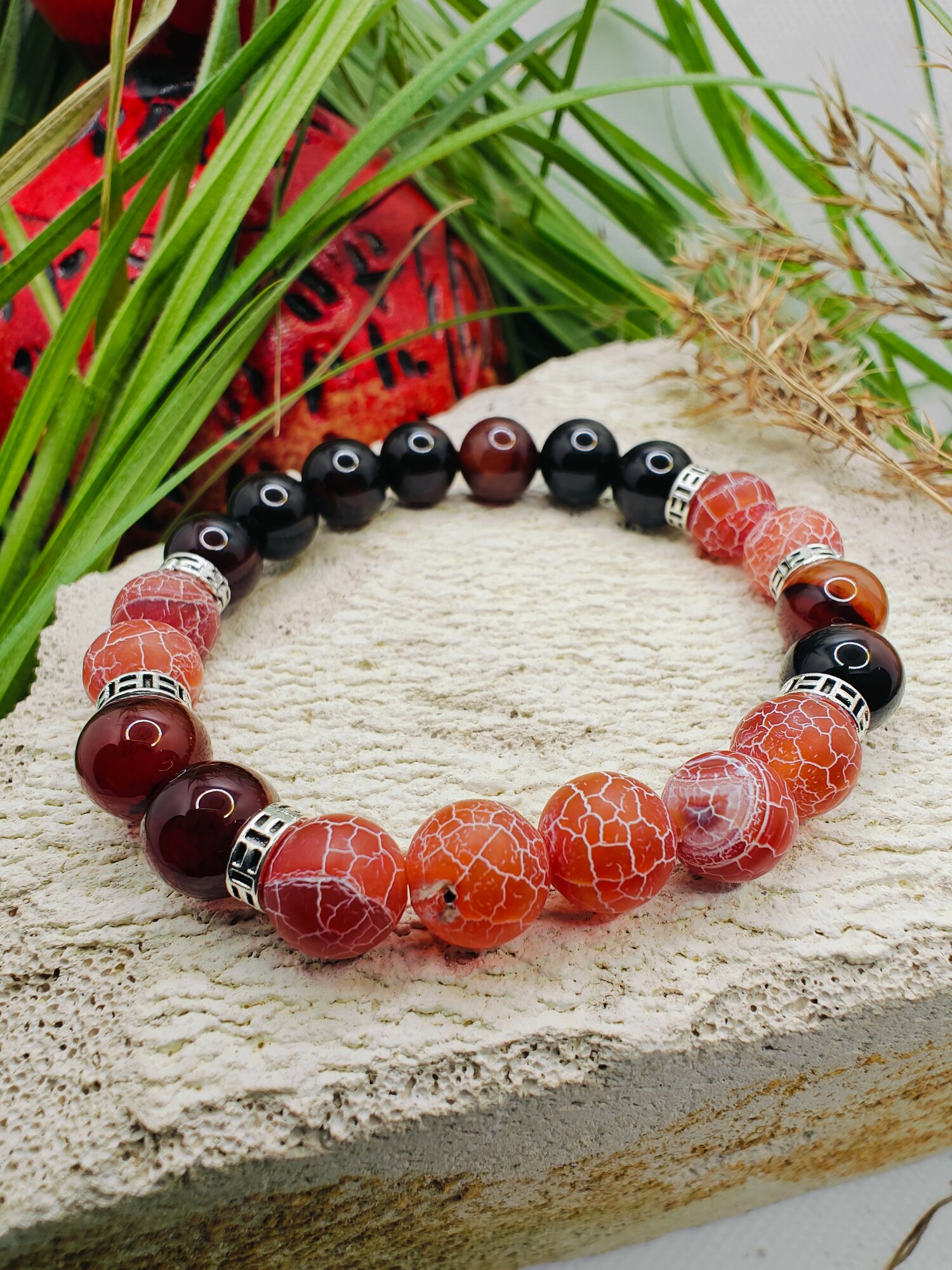 Браслет, агат