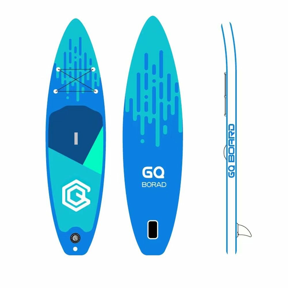 Sup-доска надувная GQ для серфинга с веслом, полный комплект, 335 х 81 х 15 см