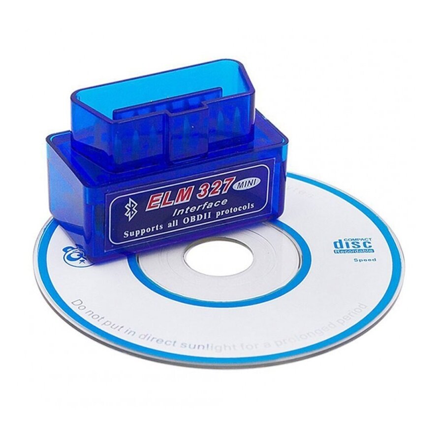 Автомобильный диагност ELM327 OBD2 Bluetooth v.1.5 с диском
