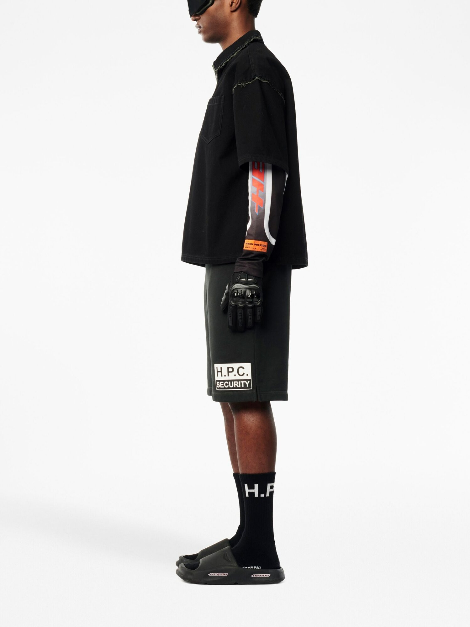 Шорты Heron Preston Security, размер 52, black — фото 1