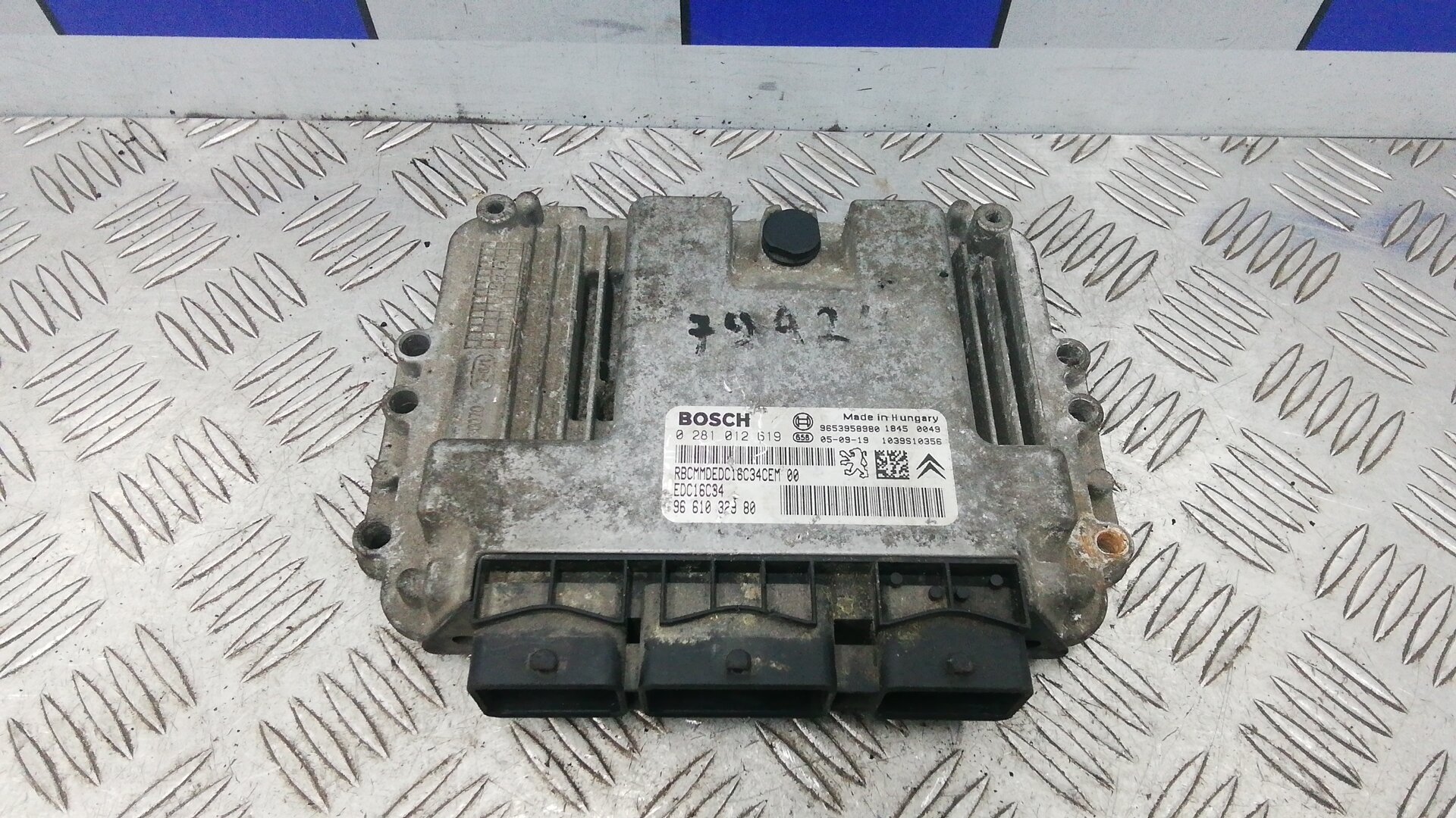 Блок управления двс PEUGEOT PARTNER 1, Номер 0281012619, 9661032980