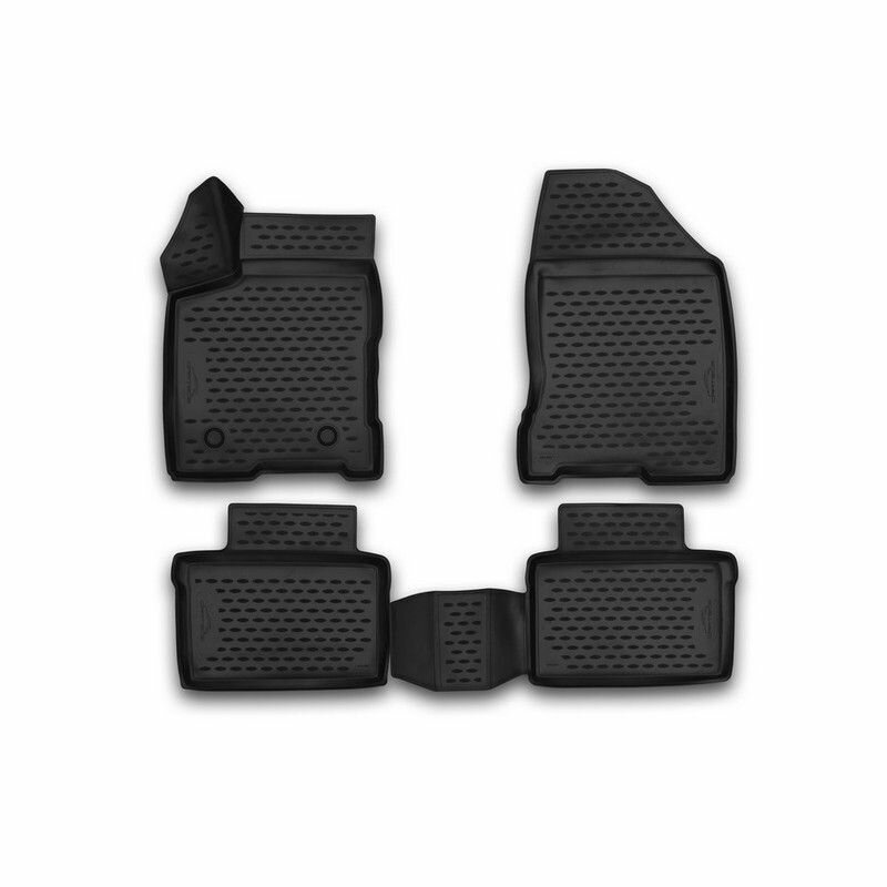 Коврики в салон LADA Vesta (2015+), 3D, Autofamily CARLD00001K (4 шт.)