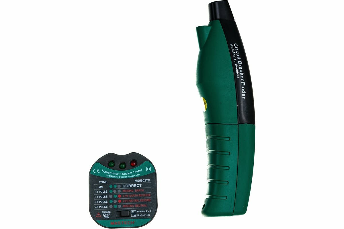 MASTECH MS5902RTD детектор автоматических выключателей, тестер розеток 00-00000753