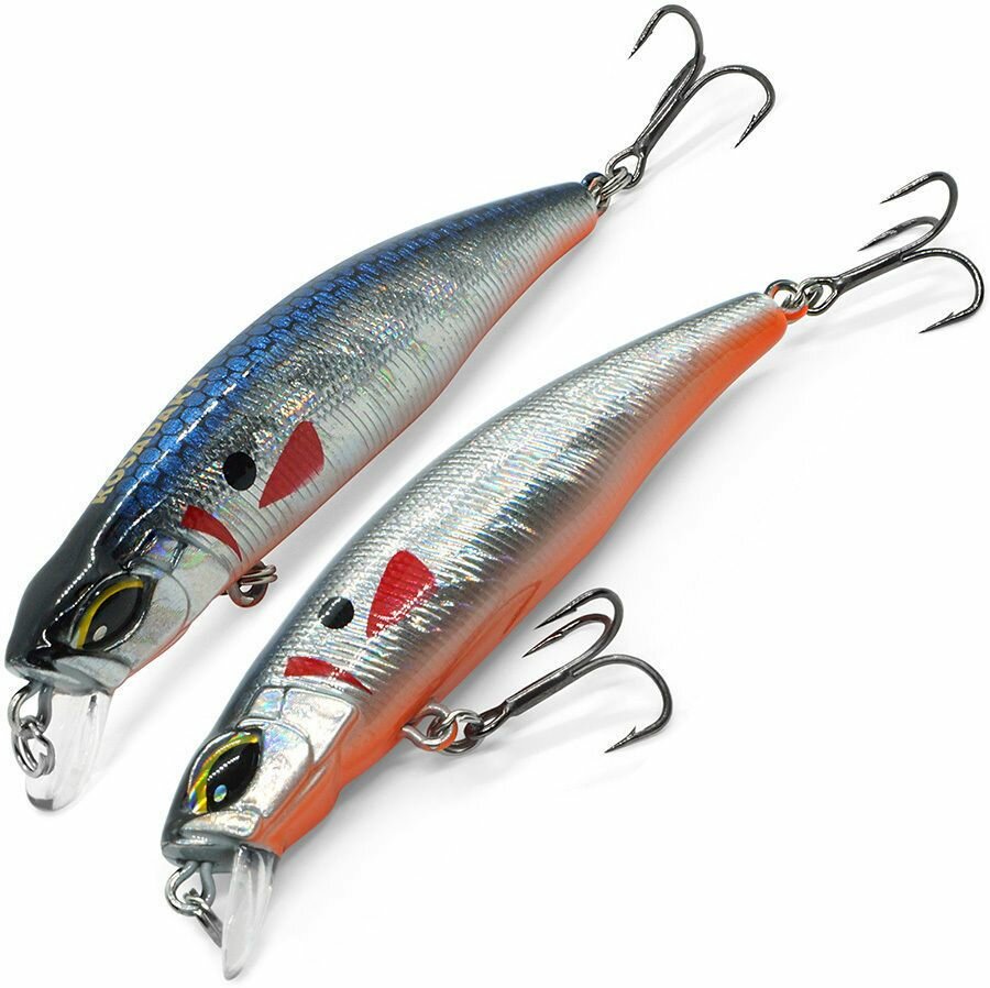 Воблер для рыбалки Kosadaka TIDE MINNOW XS 75F GTC, 75.0 мм, 7.7 г, заглубление 0.2-0.5 м