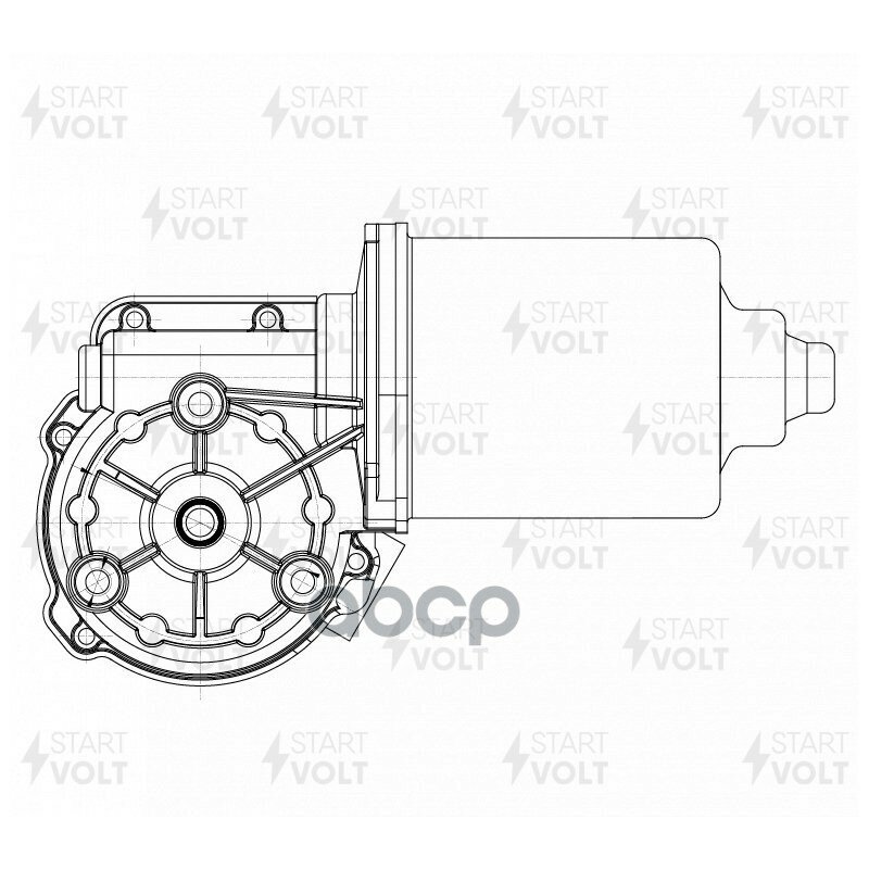 Моторедуктор стеклооч. перед. STARTVOLT арт. VWF 0304