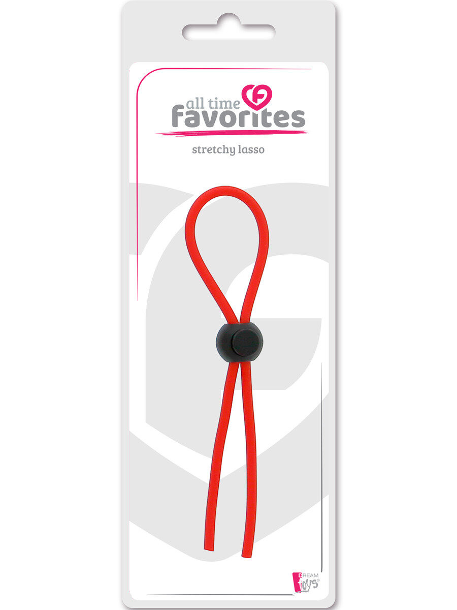 Эластичное красное лассо для мужчин "ALL TIME FAVORITES STRETCHY THIN LASSO"