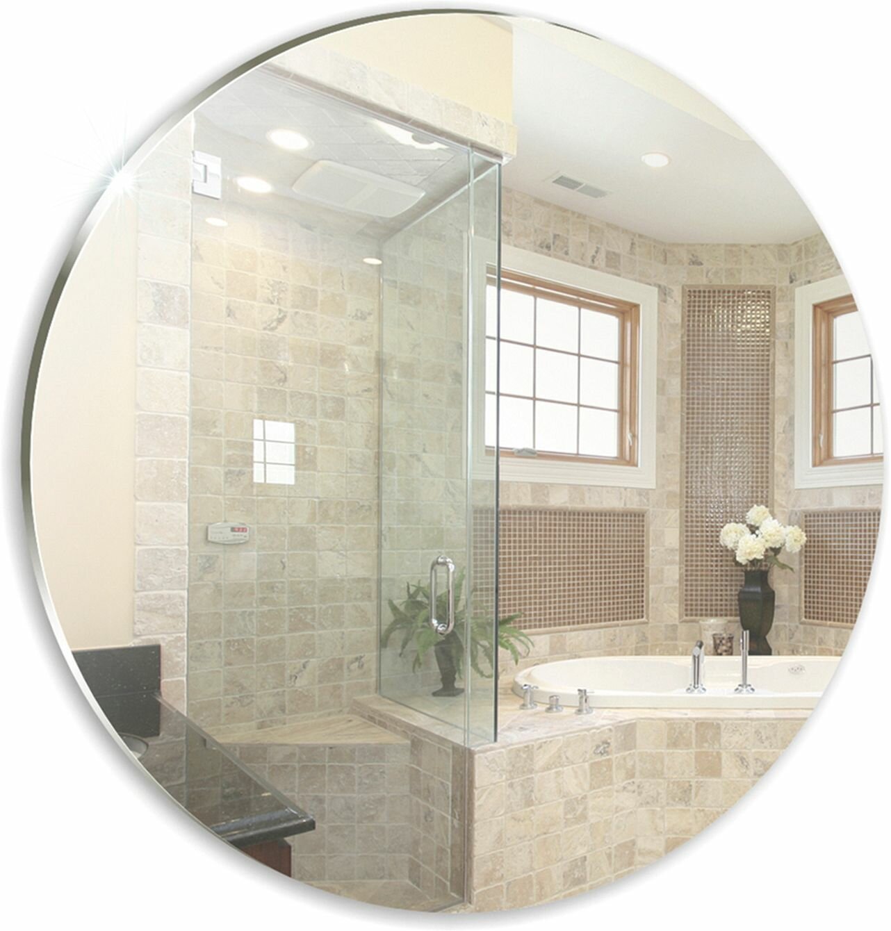 Зеркало Mixline Комфорт Круг 40