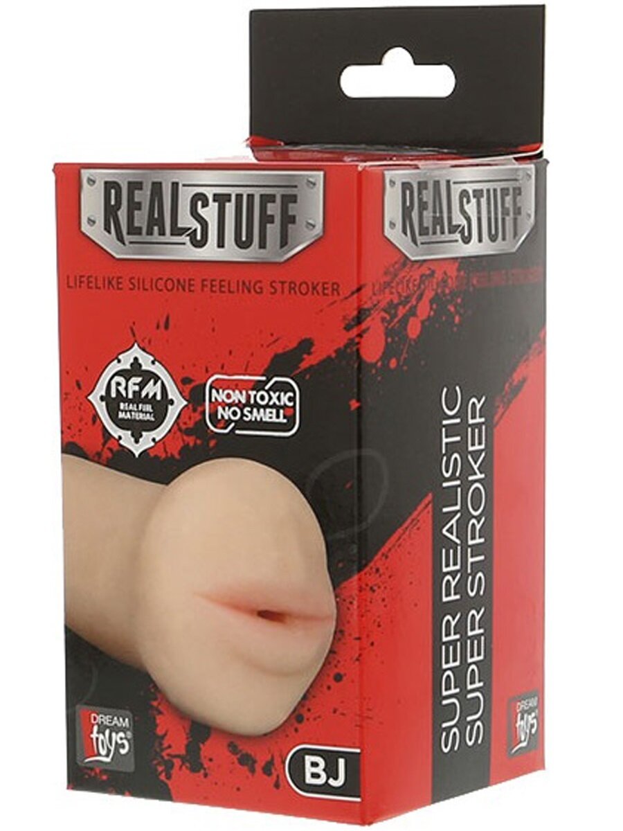 Мастурбатор для мужчин "REALSTUFF 5INCH MASTURBATOR - BJ" 12.7cm