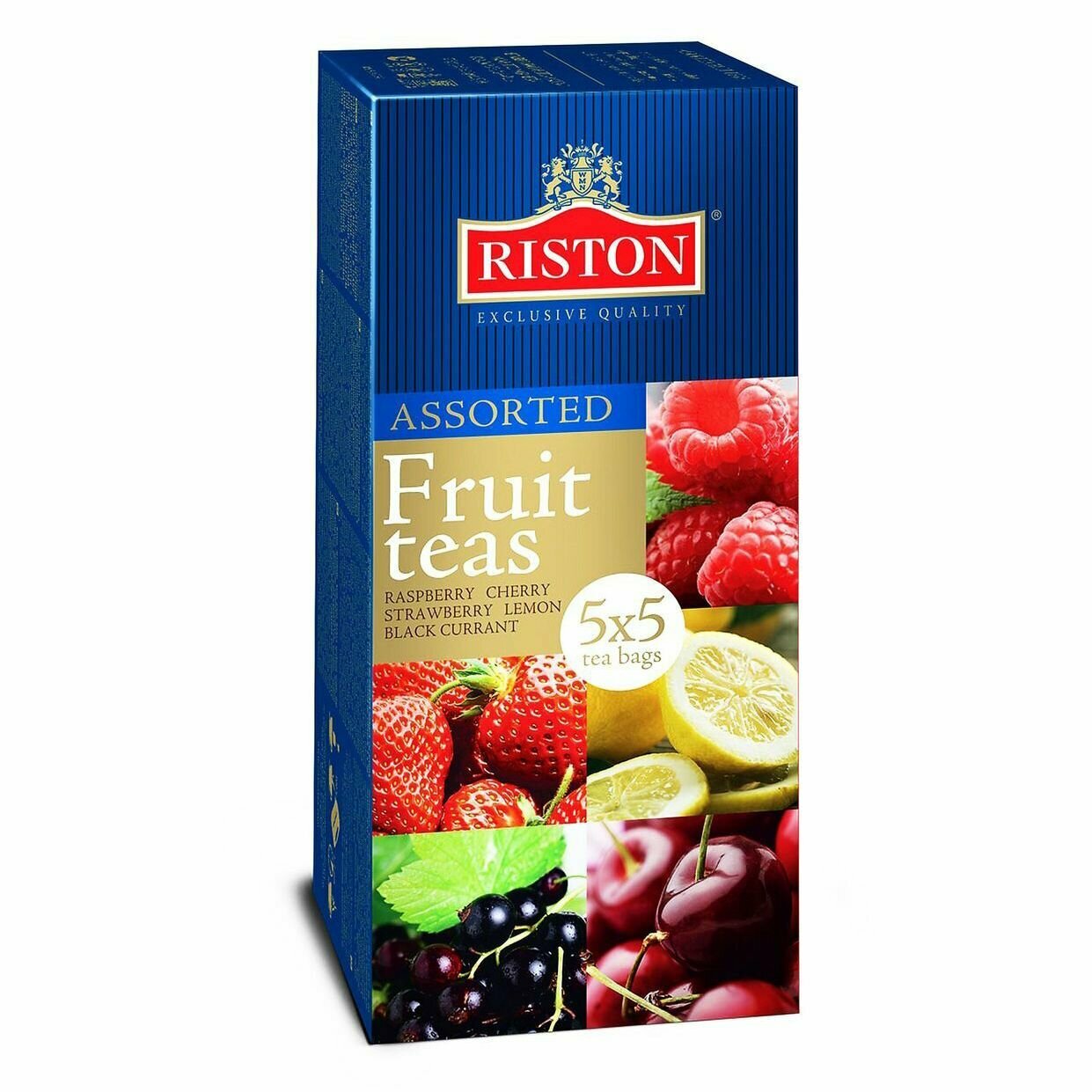 Riston Чай черный Assorted Fruit Teas, 25 пакетиков по 2 г/