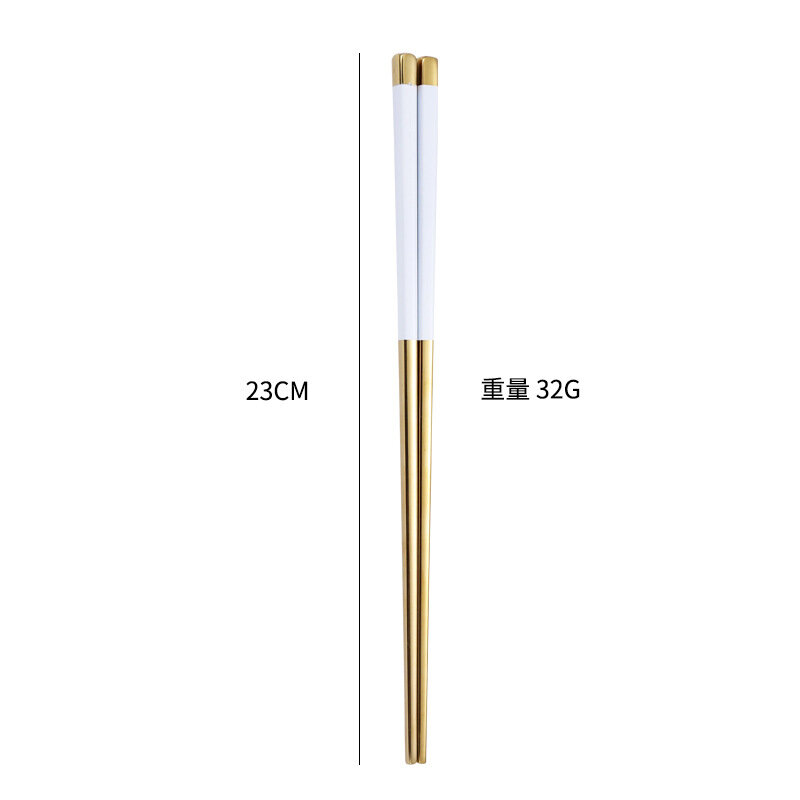 304 из нержавеющей стали Палочки для еды квадратные бытовые все квадратные палочки для еды фортепиано титановое