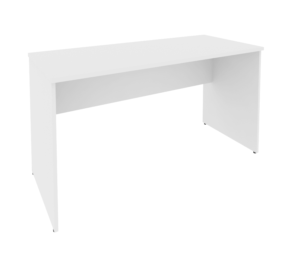 Стол прямой письменный ЛДСП L.PRO Lite L-3.1 Белый 1400*600*750