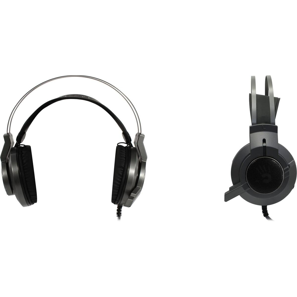 Наушники с микрофоном Bloody G437 Black (7.1, шнур 1.8м, USB, с регулятором громкости)