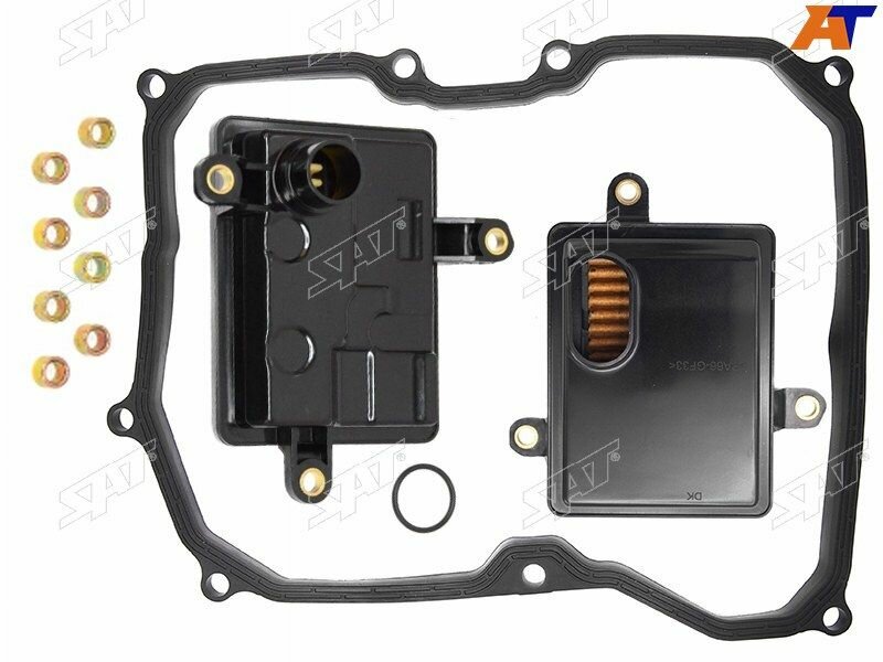 . SAT Фильтр АКПП с прокладкой для SKODA OCTAVIA 13-17/RAPID 13-18/FABIA 15-18/VW JETTA 11-18