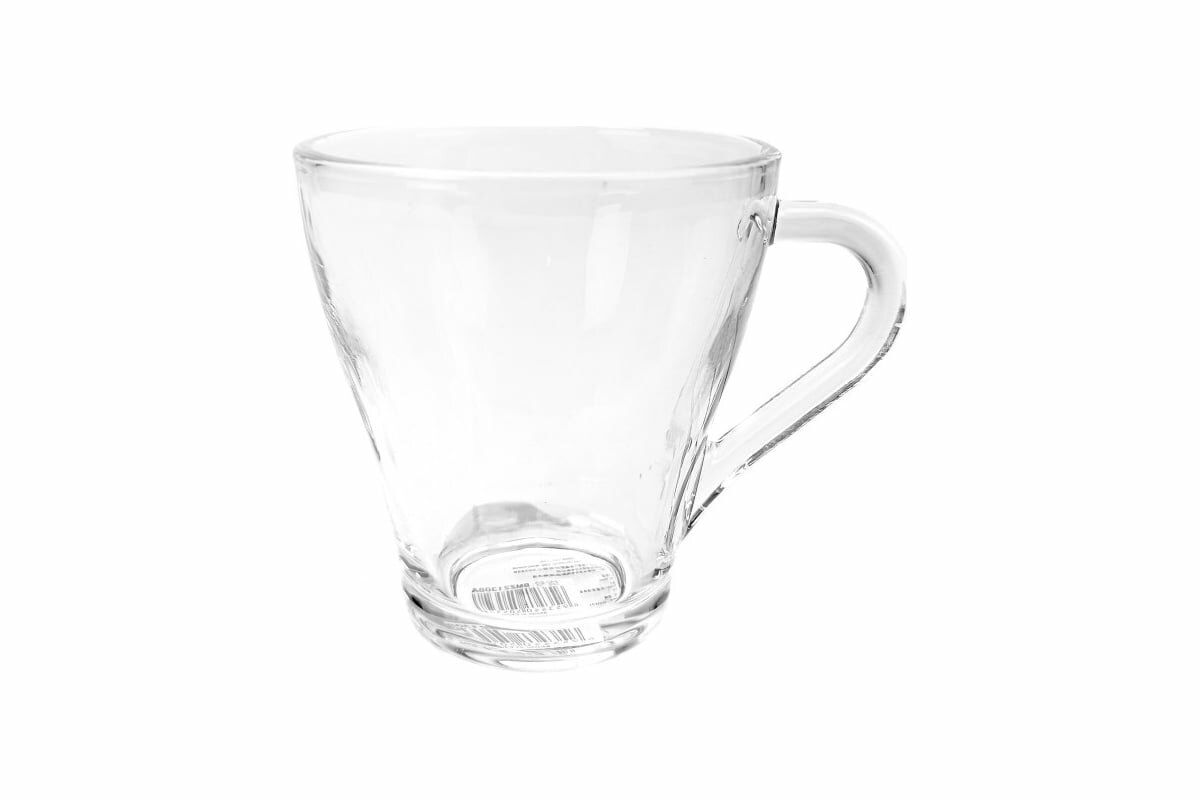 ND Play кружка 250 мл стеклянная модель 308875 для чая кофе дома повседневного использования