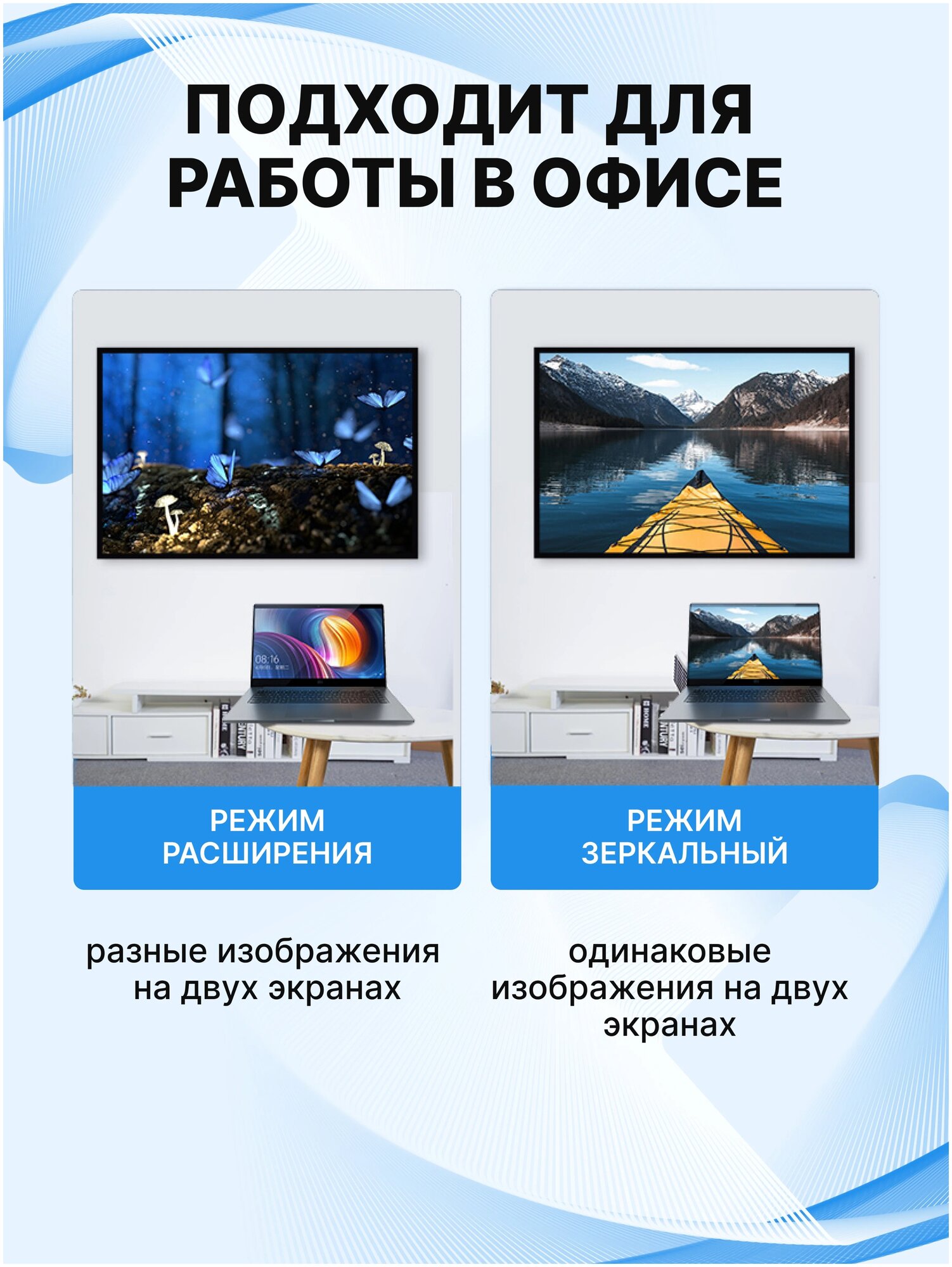 Кабель HDMI - DVI Vention ABFBH 2.0m — фото 1