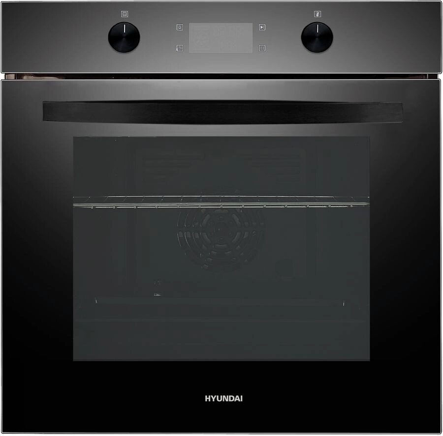 Духовой шкаф электрический Hyundai HEO 6646 BG черное стекло