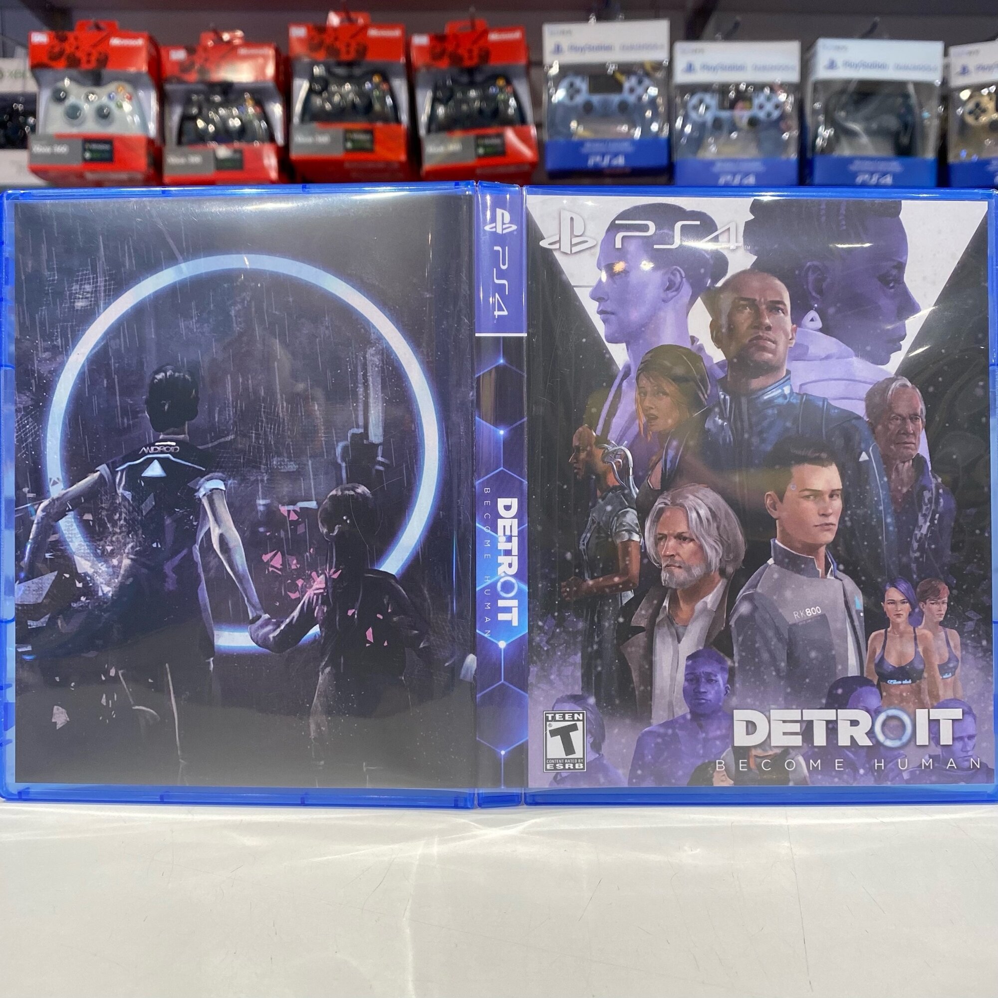 Игра Detroit: Become Human PS4 - Кастомная обложка для диска №8