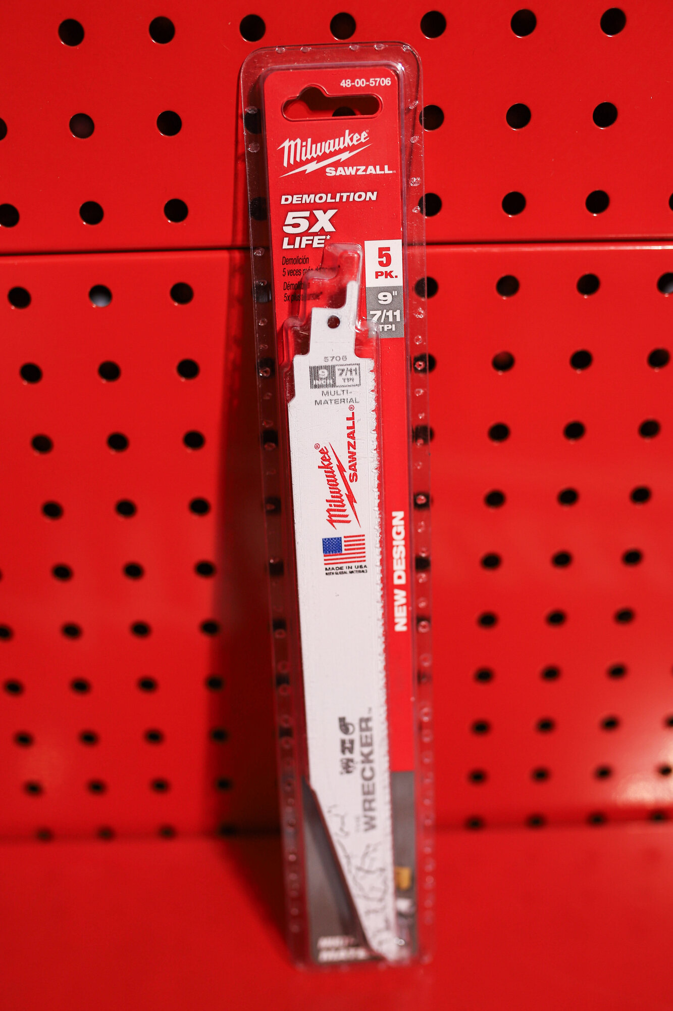 Полотно для сабельной пилы The WRECKER (230х3.2 мм, 5 шт.) Milwaukee