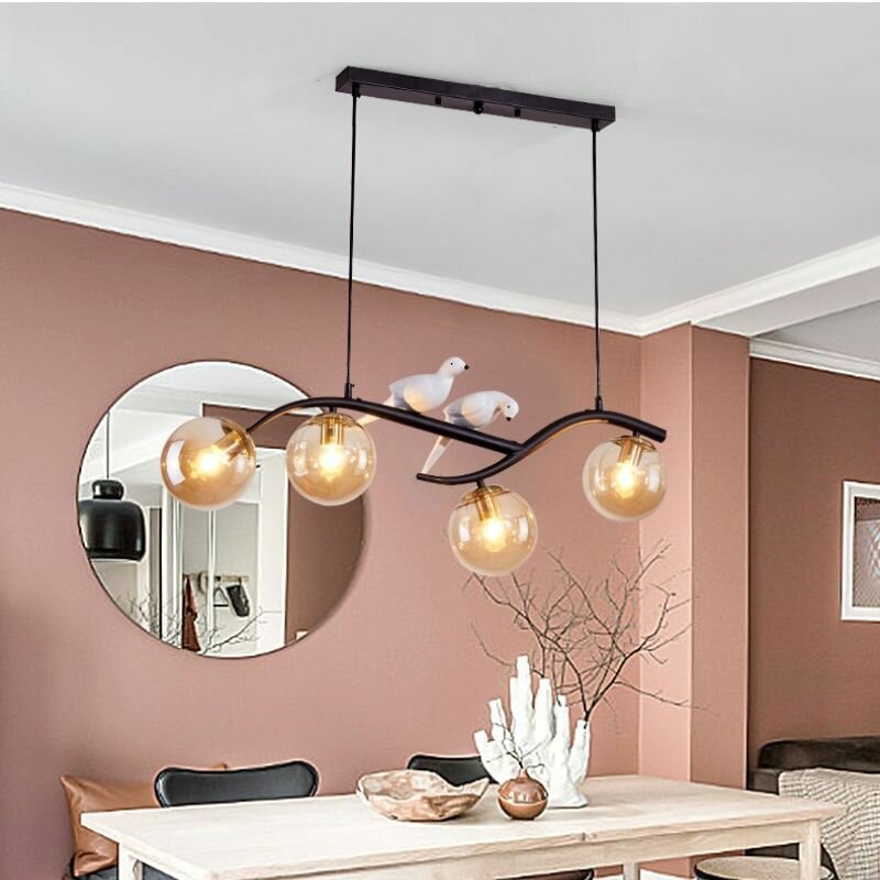 WESSVAN Современная минималистская стильная люстра с птицами