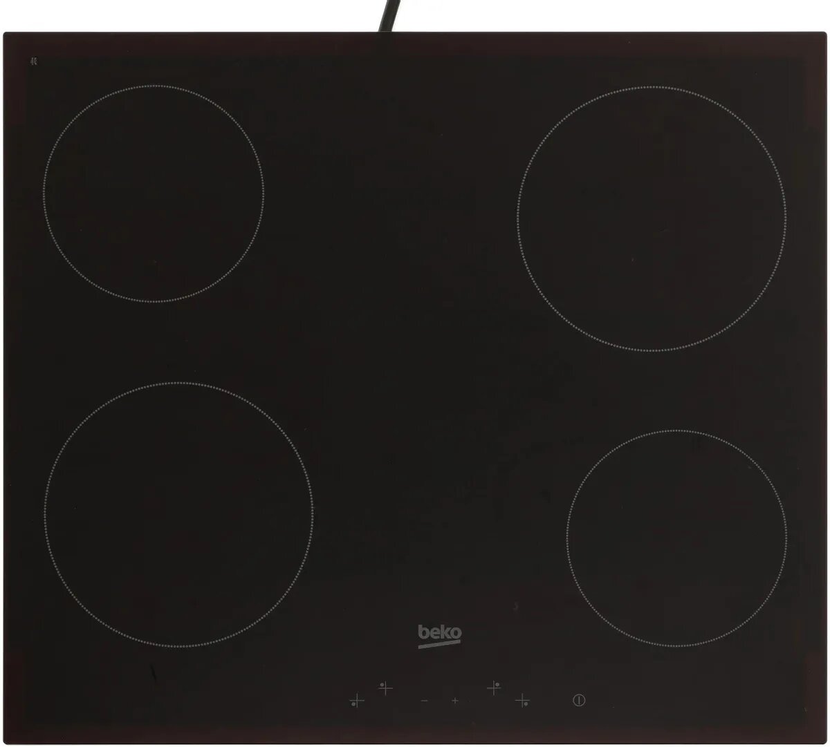 Встраиваемая варочная поверхность Beko HIC64400E, черный, электрическая, стеклокерамика