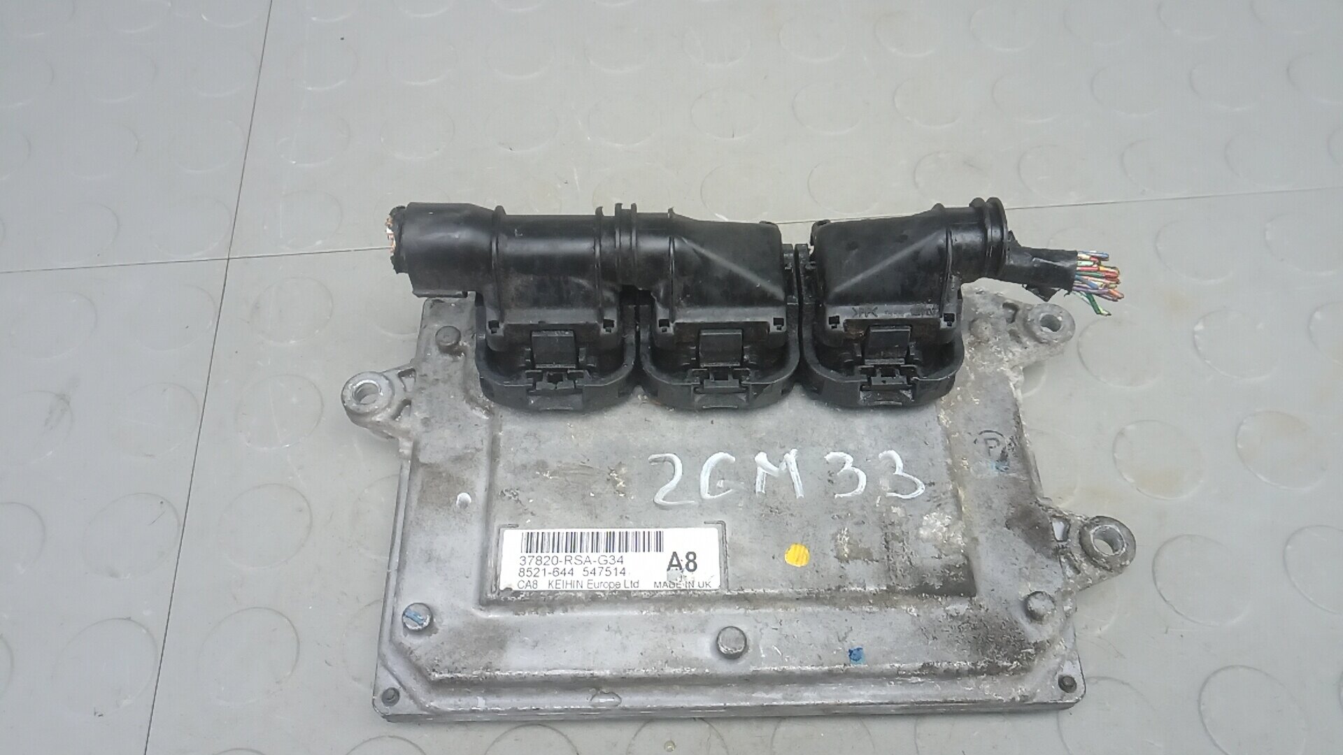 Блок управления двс HONDA CIVIC 8, Номер 37820-RSA-G34